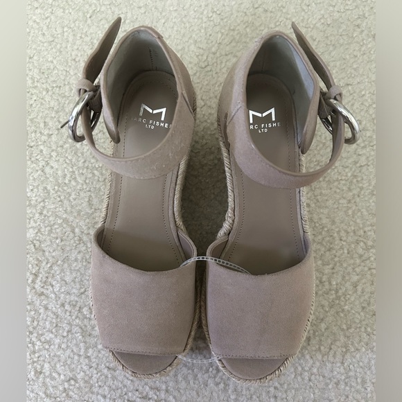Marc Fisher | Shoes | Marc Fisher Ltd Alida Espadrille Platform Wedge 9 ...